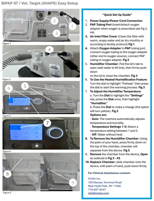 BIPAP ST/Vol. Target (AVAPS) - Virtair Inc.